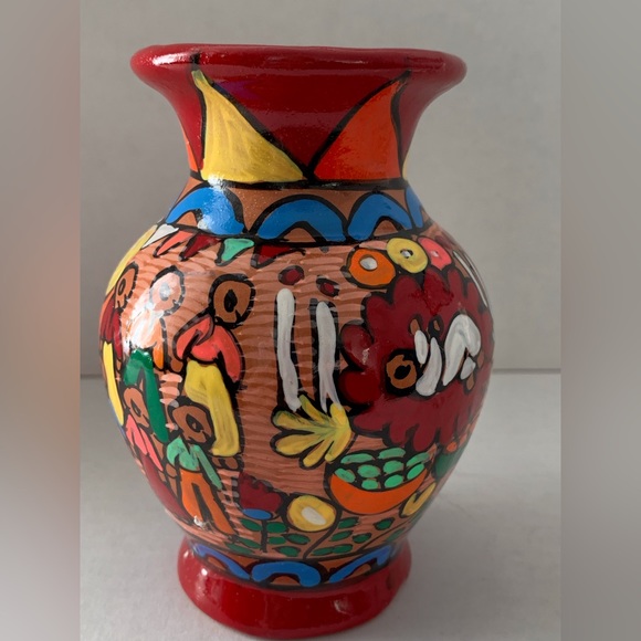 Unbranded | Accents | Vtg Mexican Folk Art Terracotta Pottery Hand ...
